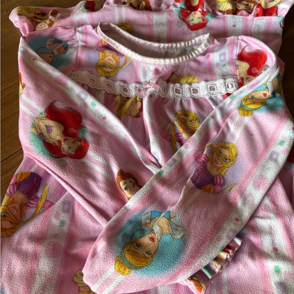 Disney | Pajamas | Disney Princess Pink Kids Pajamas | Poshmark